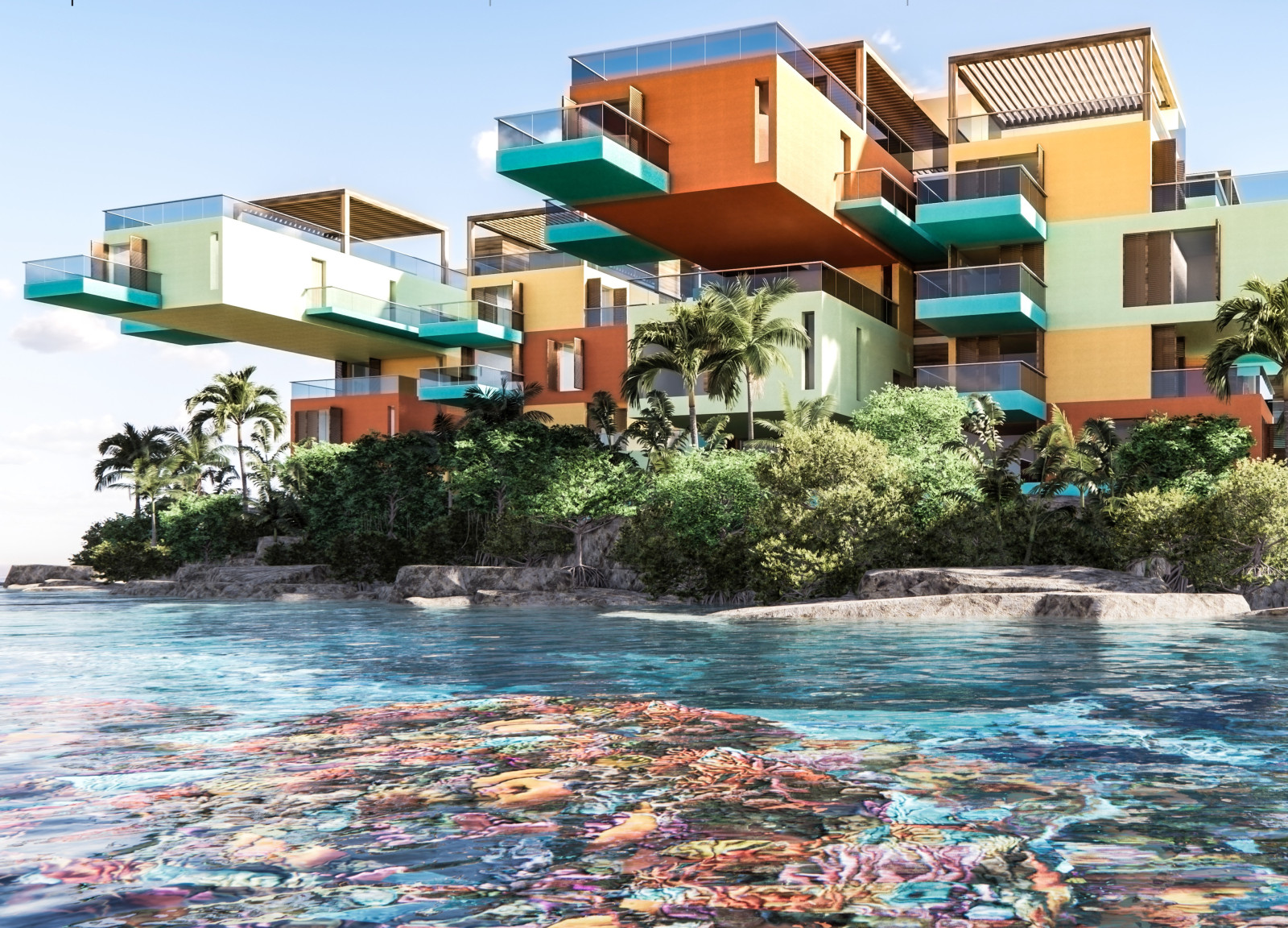 Architecture Project Fractal Forms And Water Resilient Structures